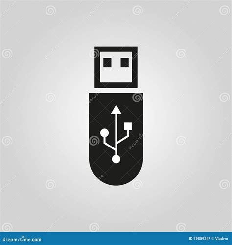The Usb Icon Transfer And Connection Data Symbol UI Web Logo Sign