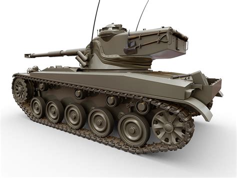 3d Model Amx 13 Tank French Turbosquid 1462035