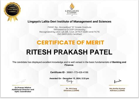 Ritesh Patel On Linkedin Bankingandfinance Newskills Careergoals