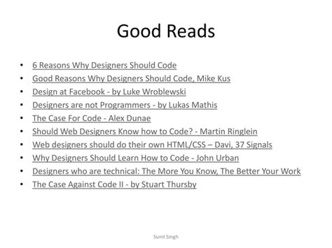 Why Designers Should Code Ppt
