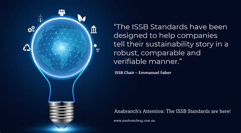 The Issb Standards Are Here Anabranch Esg Advisory