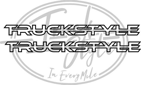 Truckstyle Slash Side Window Stickers N Truckstyle Ltd