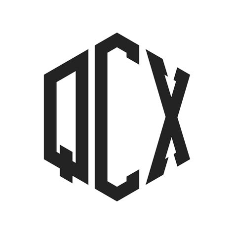 Premium Vector Qcx Logo Design Initial Letter Qcx Monogram Logo Using