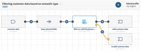 Filtering Customer Data Based On Valid And Invalid Semantic Types Talend Cloud Pipeline