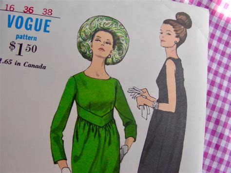 Vogue Pattern 7062 Uncut Misses Stunning Misses Cocktail Dress