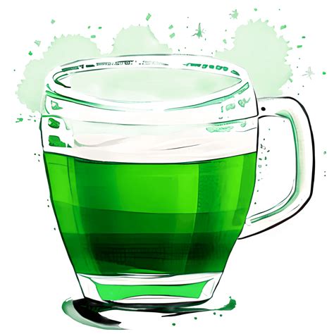 Green Beer Mug Vector Graphic High Quality Clipart · Creative Fabrica