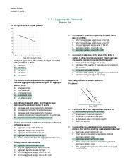 Aggregate Demand Multiplier Effect WS Docx Daksha Mohan October Aggregate