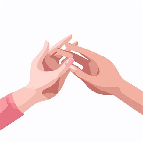 Intimate Touch Of Love Two Hands Of Couple Fingers Touching Together
