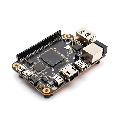 Beaglebone Black On A White Background Stock Illustration