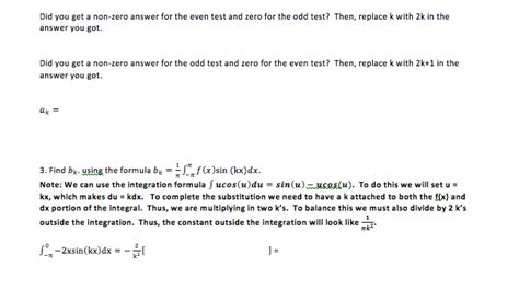 Write The Fourier Series For The Following Function Chegg
