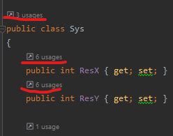 Intellij Ide Rider Android Studio How To Hide Usage Links Above Properties Methods Etc
