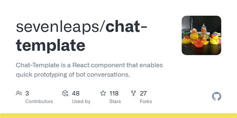 GitHub Sevenleaps Chat Template Chat Template Is A React Component That Enables Quick