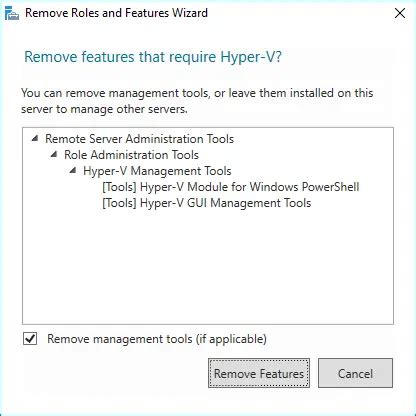How To Uninstall Or Disable Hyper V In Windows