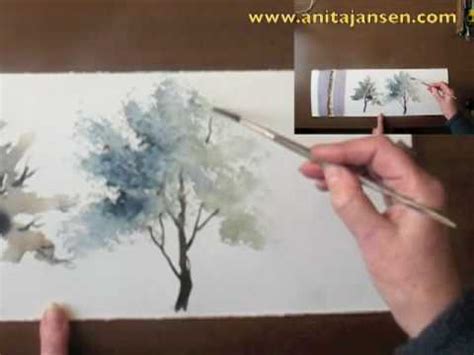 Technique Peindre Un Arbre Le Blog Des Pinceaux D Aquarelle