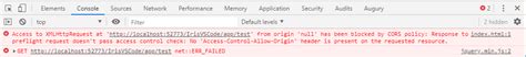 Access To Xmlrequest At Localhost52773irisvscodeapptest