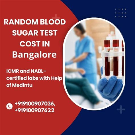 Random Blood Sugar Test In Bangalore Medintu