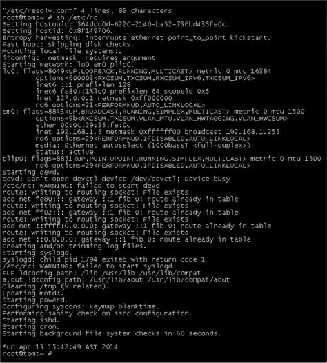 01 Freebsd Ssh、dns、netmask、gateway 网络配置freebsd92 修改网络配置 Csdn博客