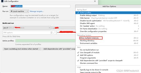 Idea同一服务同时启动不同实例allow Multiple Instance Csdn博客