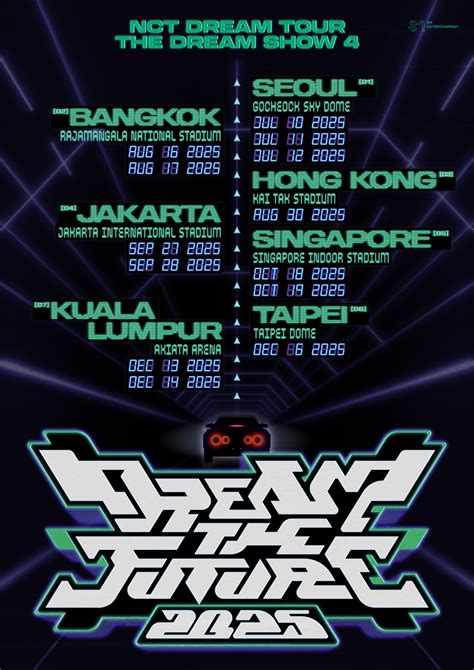 Nct Dream Announces First Stops For 2025 Tour Nct Dream Show 4 Dream
