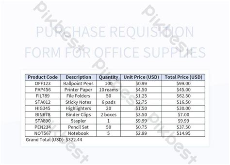 Optimize Purchase Orders Streamline Office Supply Procurement With A