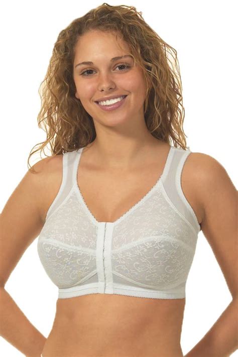 Cortland Intimates Front Closure Back Support Bandeau Bra 9605