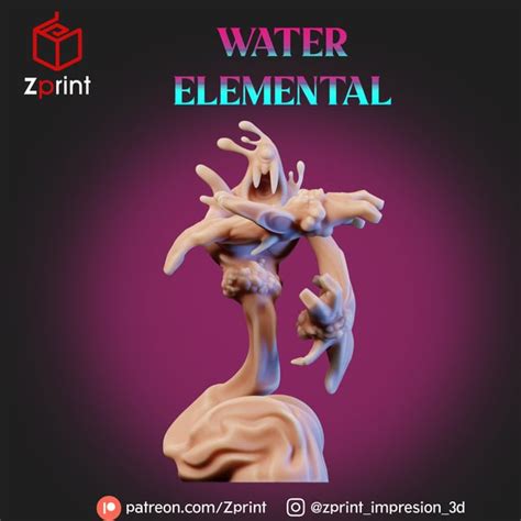 Elementals Pack Get All The Models On Our Patreon Cults Links In Comments R Printedminis