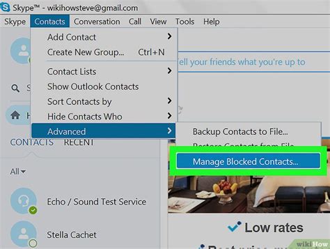 Formas De Desbloquear A Un Contacto De Skype WikiHow