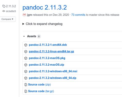 Cannot Install Selected Version Of Pandoc · Issue 112 · Rocker Org