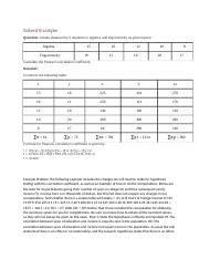 Correlation Stats Example Jan 7 Docx Solved Example Question Marks Obtained By 5 Babes In