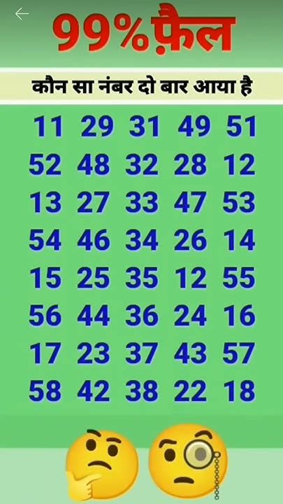 which number appears twice trending edit puzzle shorts youtube