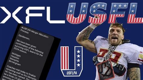 Xfl And Usfl Teams Confirmed Usflpa Alerts Players Of 2024 Season And