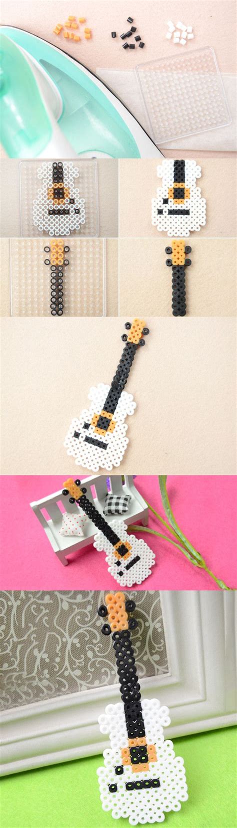 Tutorial On How To Make Your Own Cool Perler Bead Guitar Pattern For