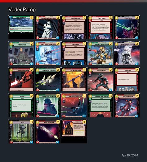 Vader Ramp Star Wars Unlimited Tcg