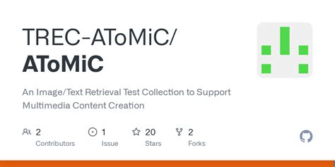 Github Trec Atomic Atomic An Image Text Retrieval Test Collection To