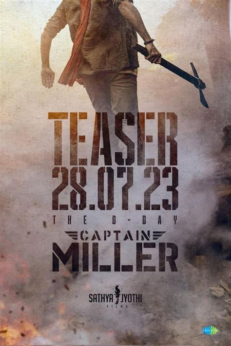 Captain Miller Teaser On This Date Cinejosh