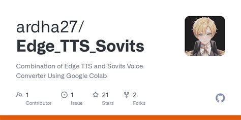Github Ardha27edgettssovits Combination Of Edge Tts And Sovits