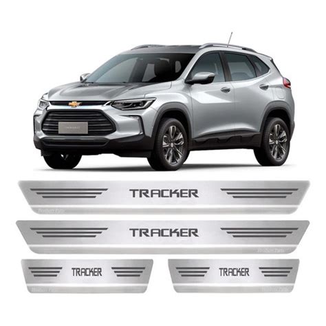 Kit Soleira Porta Aço Inox Gm Tracker
