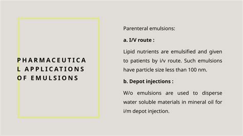 Emulsions Classification Of Emulsion Explained Ppt