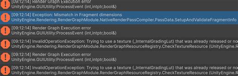 Scriptable Render Pass Is Throwing Errors In Sceneview Unity Engine