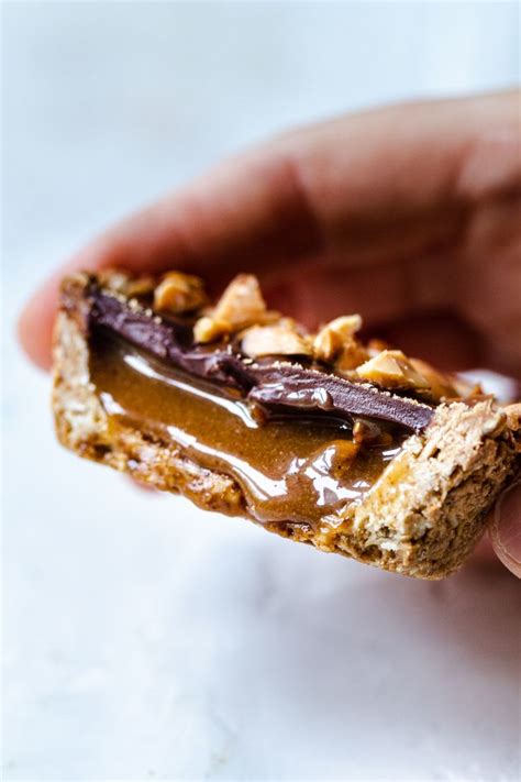 Vegan Granola Cups With Peanut Caramel Lazy Cat Kitchen Recipe
