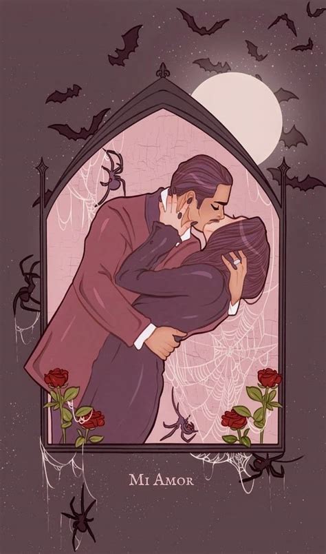 Sholdthebus 🥀mi Amor🥀 Inktober Couple 1 Morticia And Gomez Addams 🖤