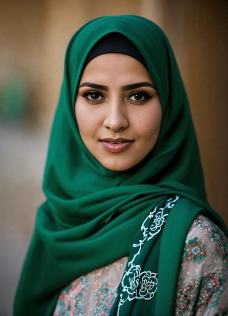 Beautiful Muslim Girl With Hijab Image Premium Ai Generated Image