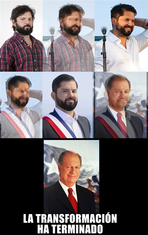 Humor ¡la Transformación De Boric Ha Terminado