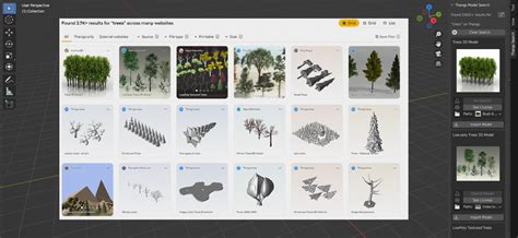 Search And Import Million Models Directly In Blender