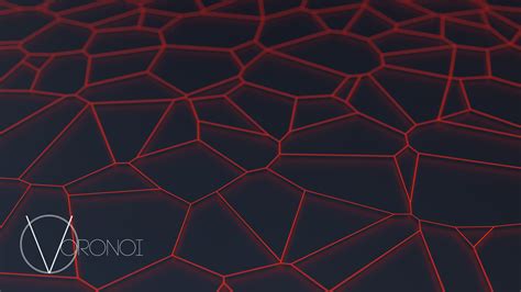Voronoi Diagram Abstract Minimalism Blender Network Wallpapers Hd