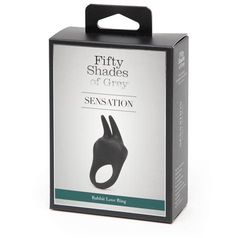 Fifty Shades Of Grey Sensation Rechargeable Vibrating Rabbit Love Ring