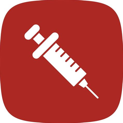 Syringe Glyph Round Corner 9920898 Vector Art At Vecteezy