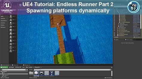 Ue4 Game Tutorial Endless Runner Part 2 Youtube