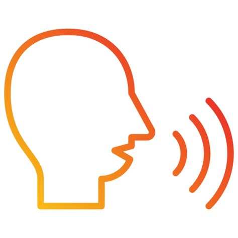 Speech Therapy Generic Gradient Outline Icon