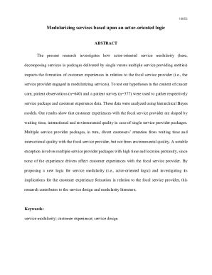 Fillable Online Modularizing Services Based Upon An Actor Oriented